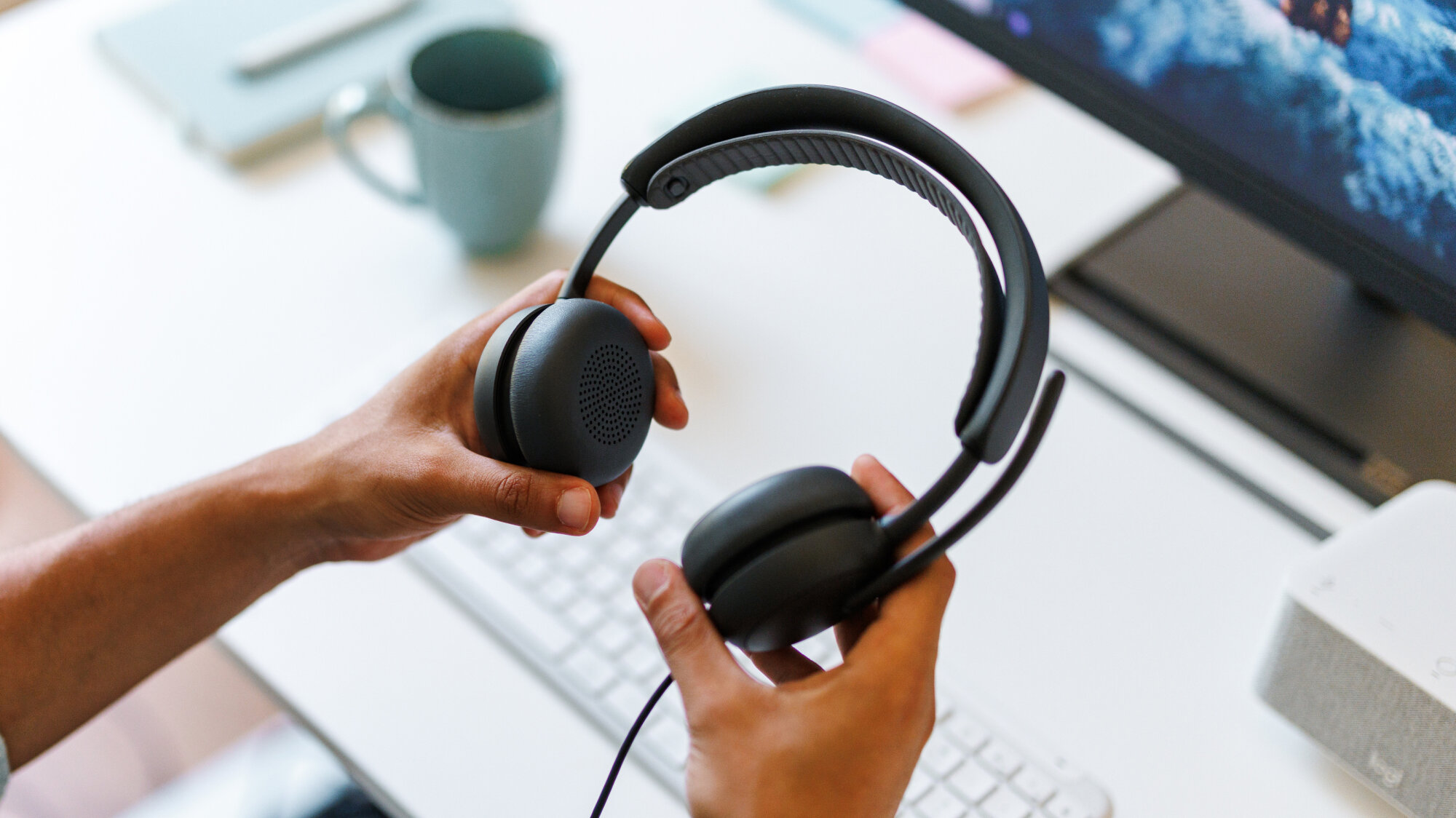 Logitech Zone Wired 2 - Headset - on-ear - wired - active noise ...