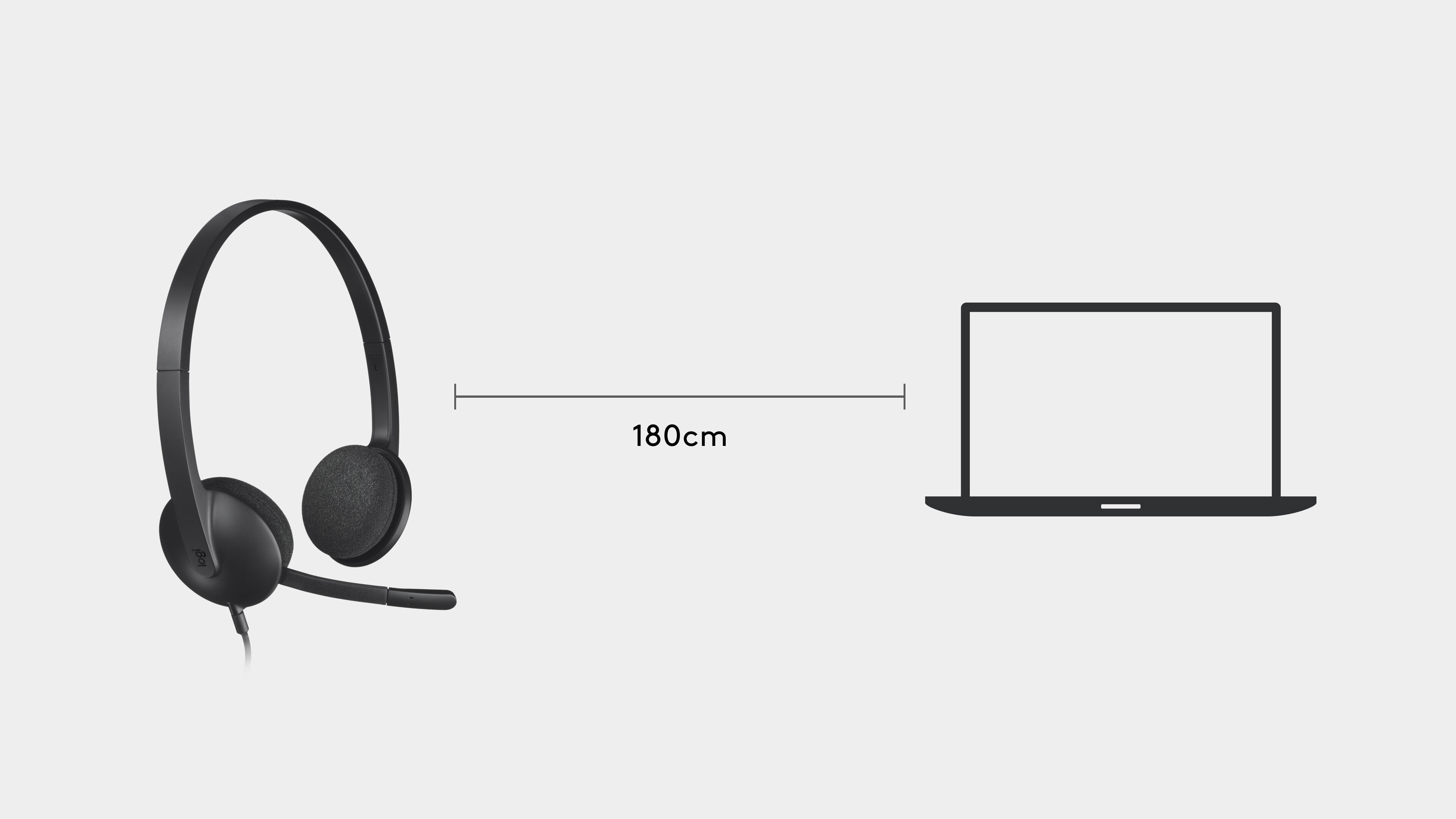 Logitech USB Headset H340 - headset