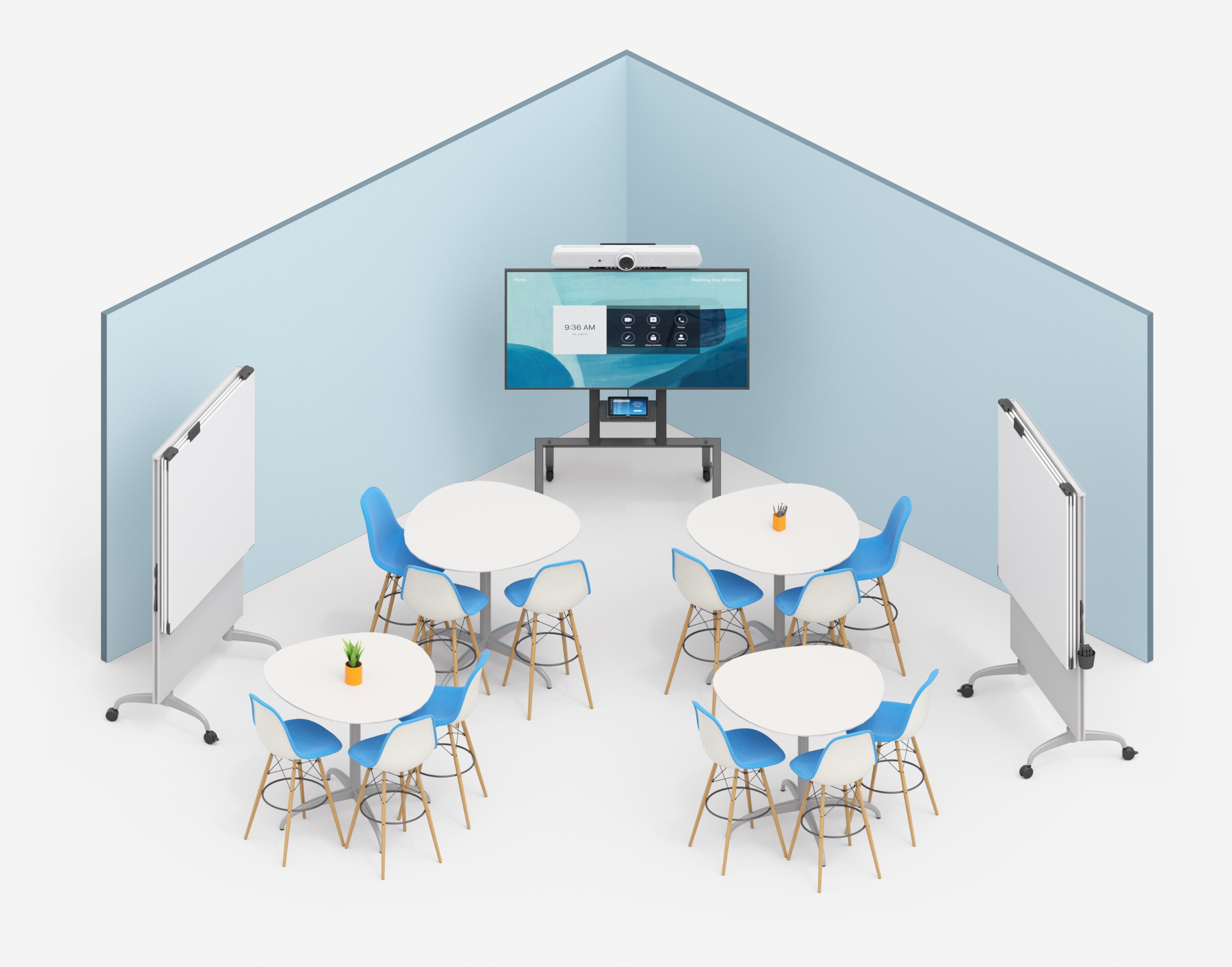 Logitech RoomMate + MeetUp + Tap IP - videokonferansesett - power ...