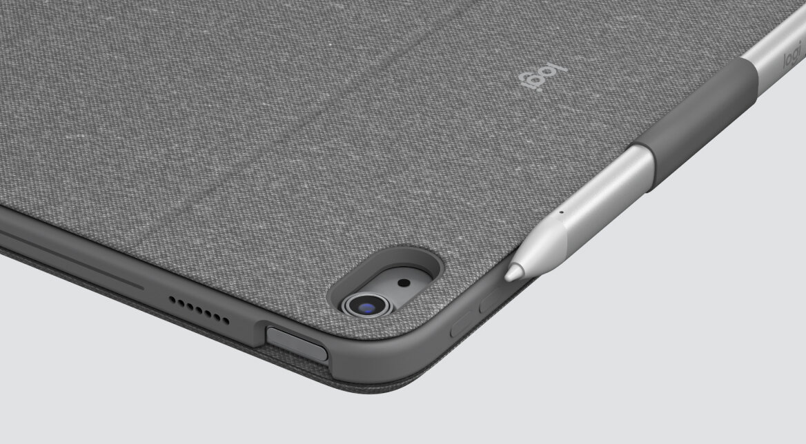 Logitech Combo Touch - keyboard and folio case - with trackpad - QWERTY ...