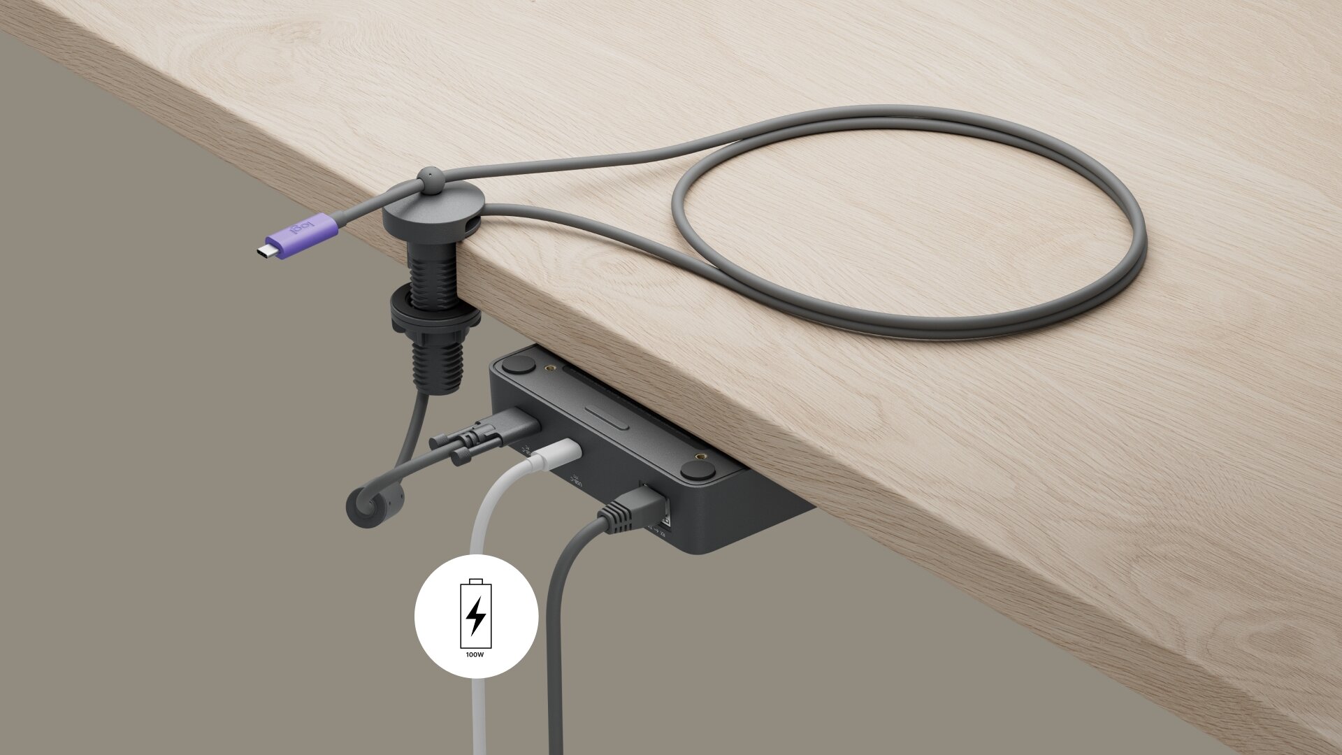 Logitech Extend - video/audio extender - USB-C, 10Mb LAN