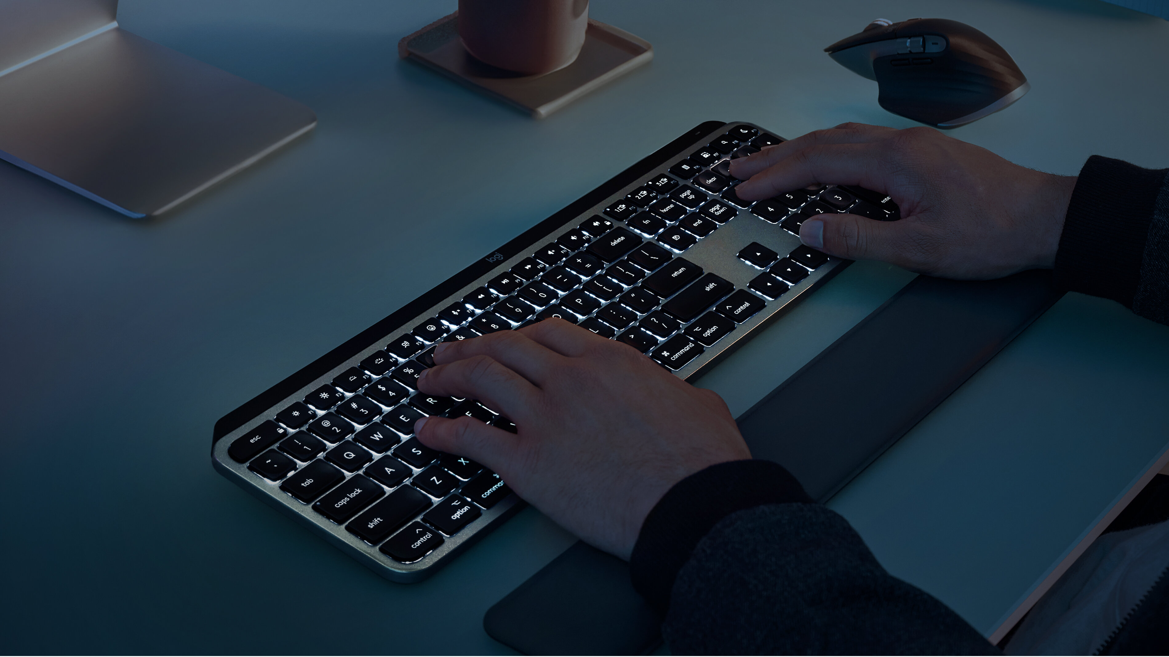 Logitech Master Series MX Keys S for Mac - Keyboard - full size ...