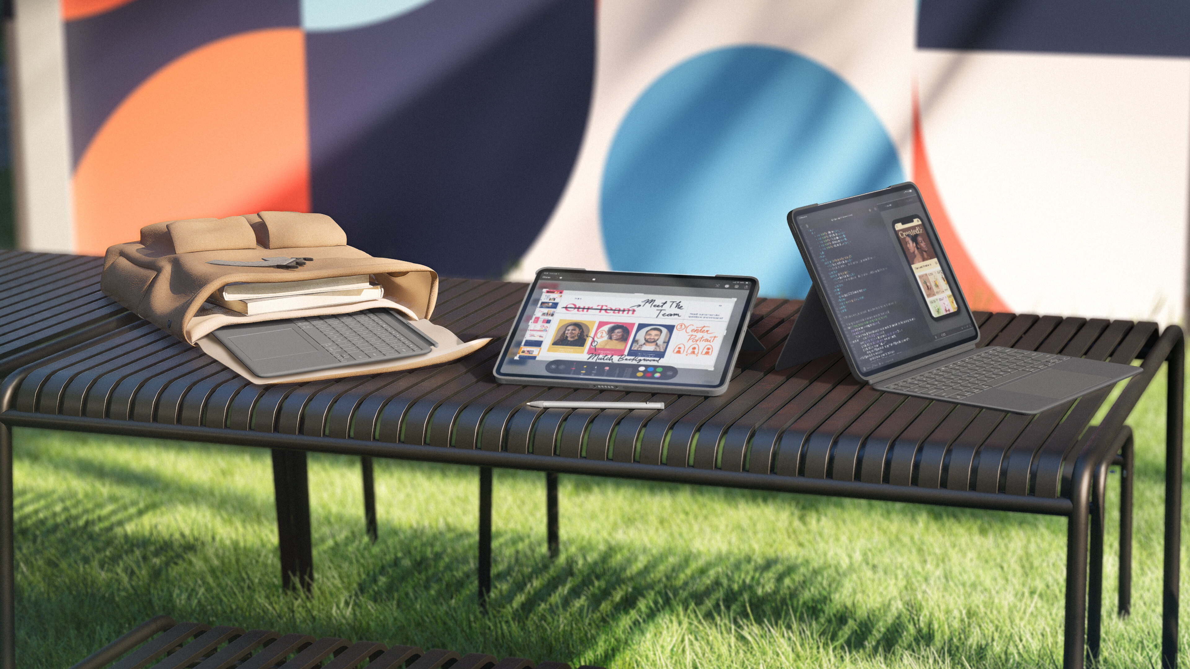 Logitech Combo Touch - keyboard and folio case - with trackpad - QWERTY ...