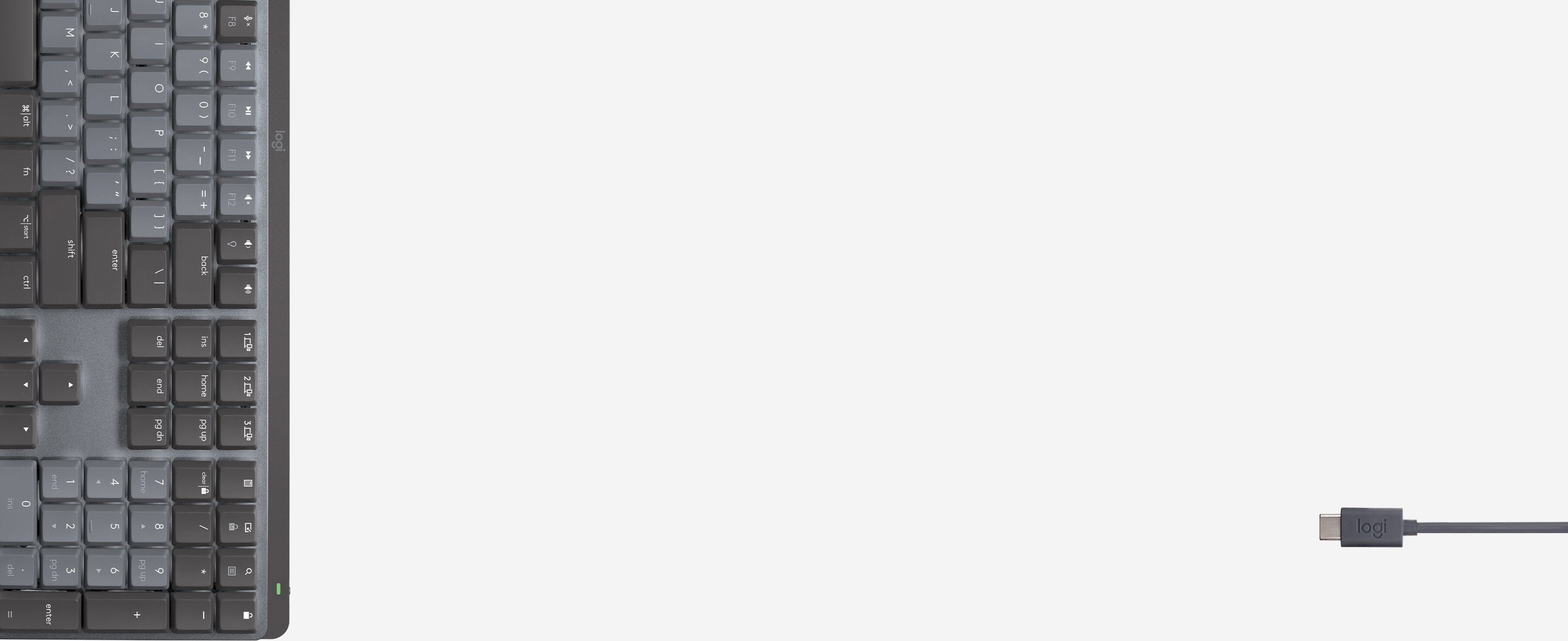 Logitech Master Series MX Mechanical Mini - Keyboard - backlit ...