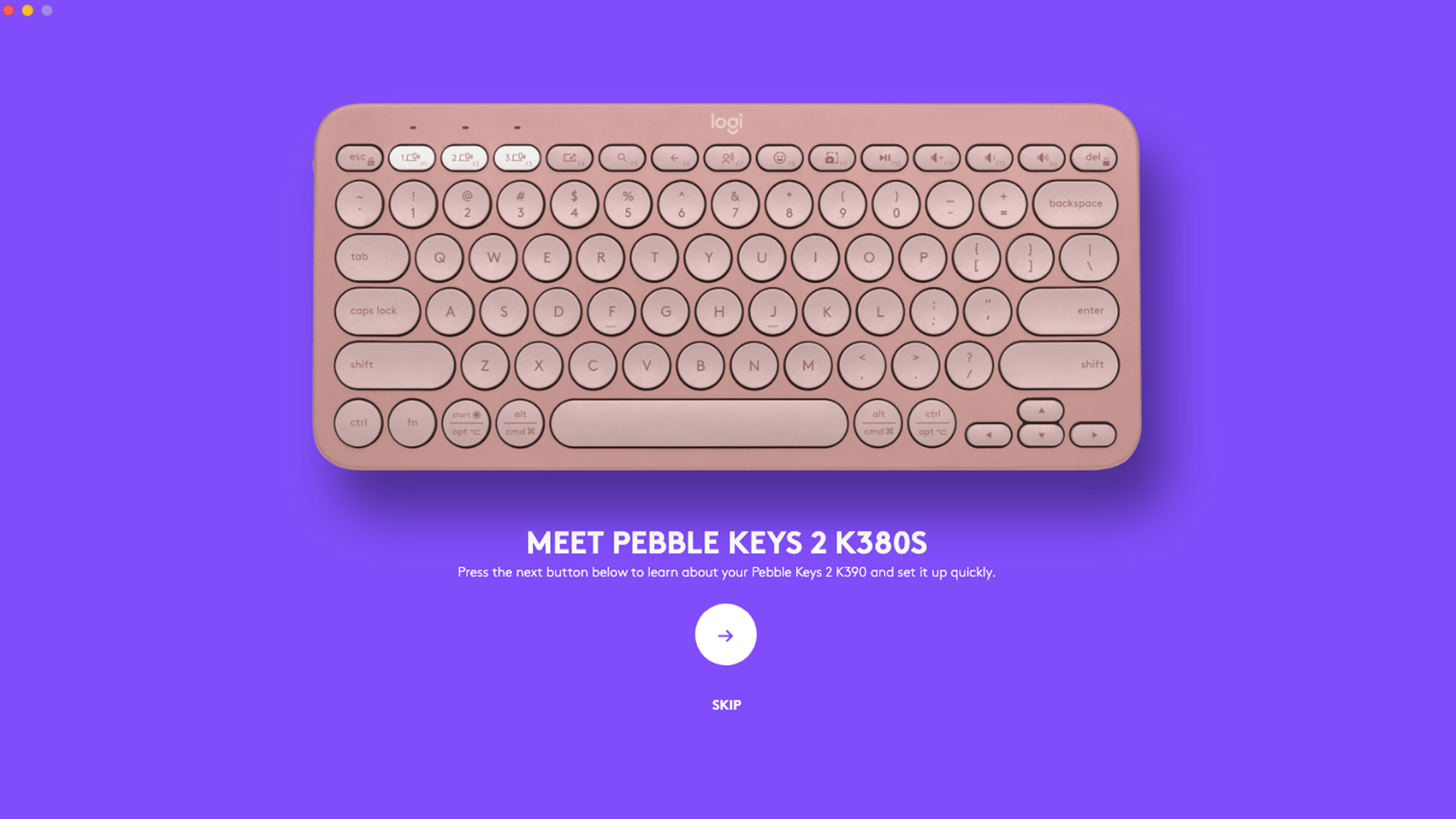 Product | Logitech Pebble Keys 2 K380s - keyboard - QWERTY - UK - tonal ...