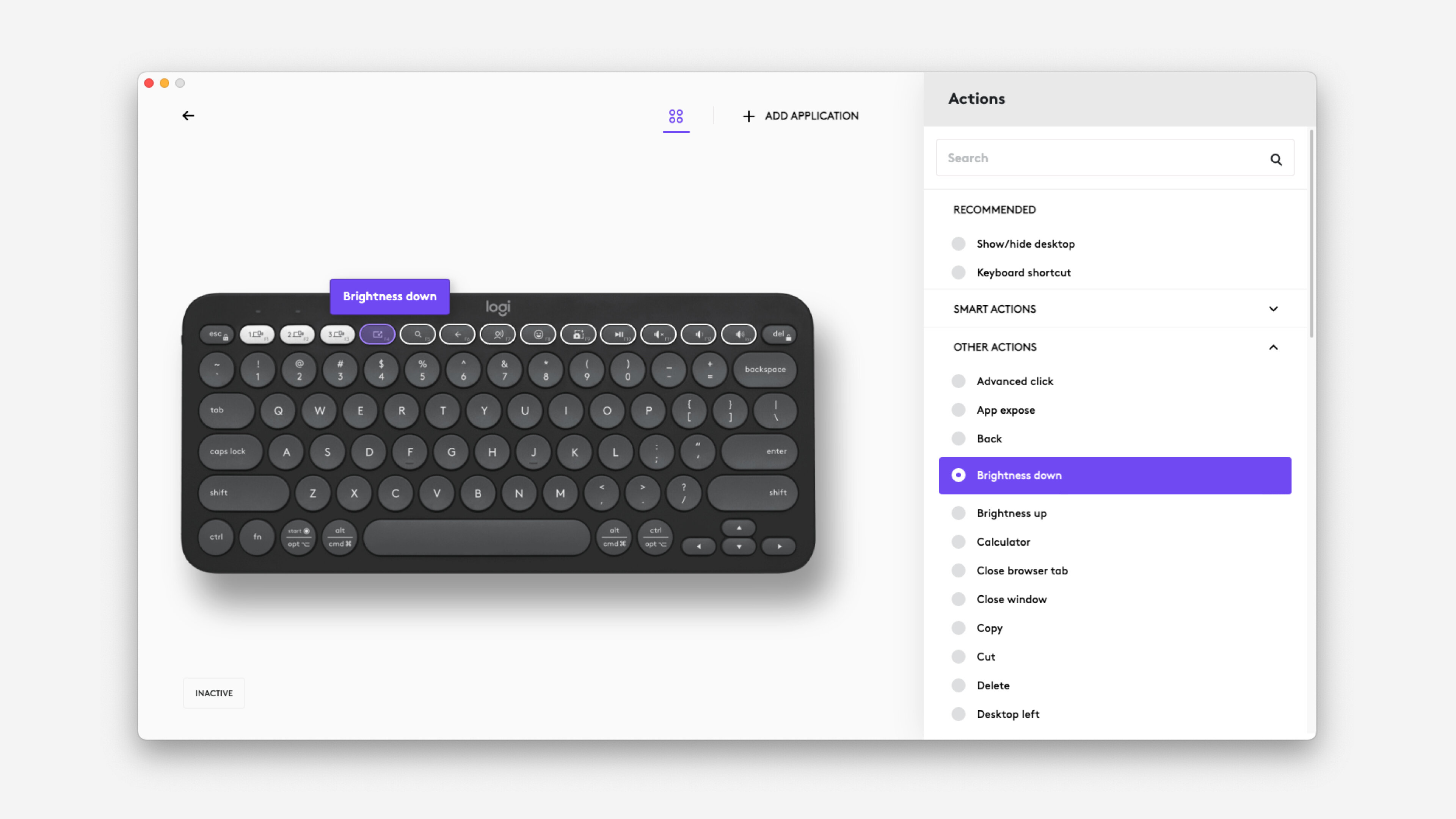 Logitech Pebble Keys 2 K380s - keyboard - QWERTY - UK - tonal graphite