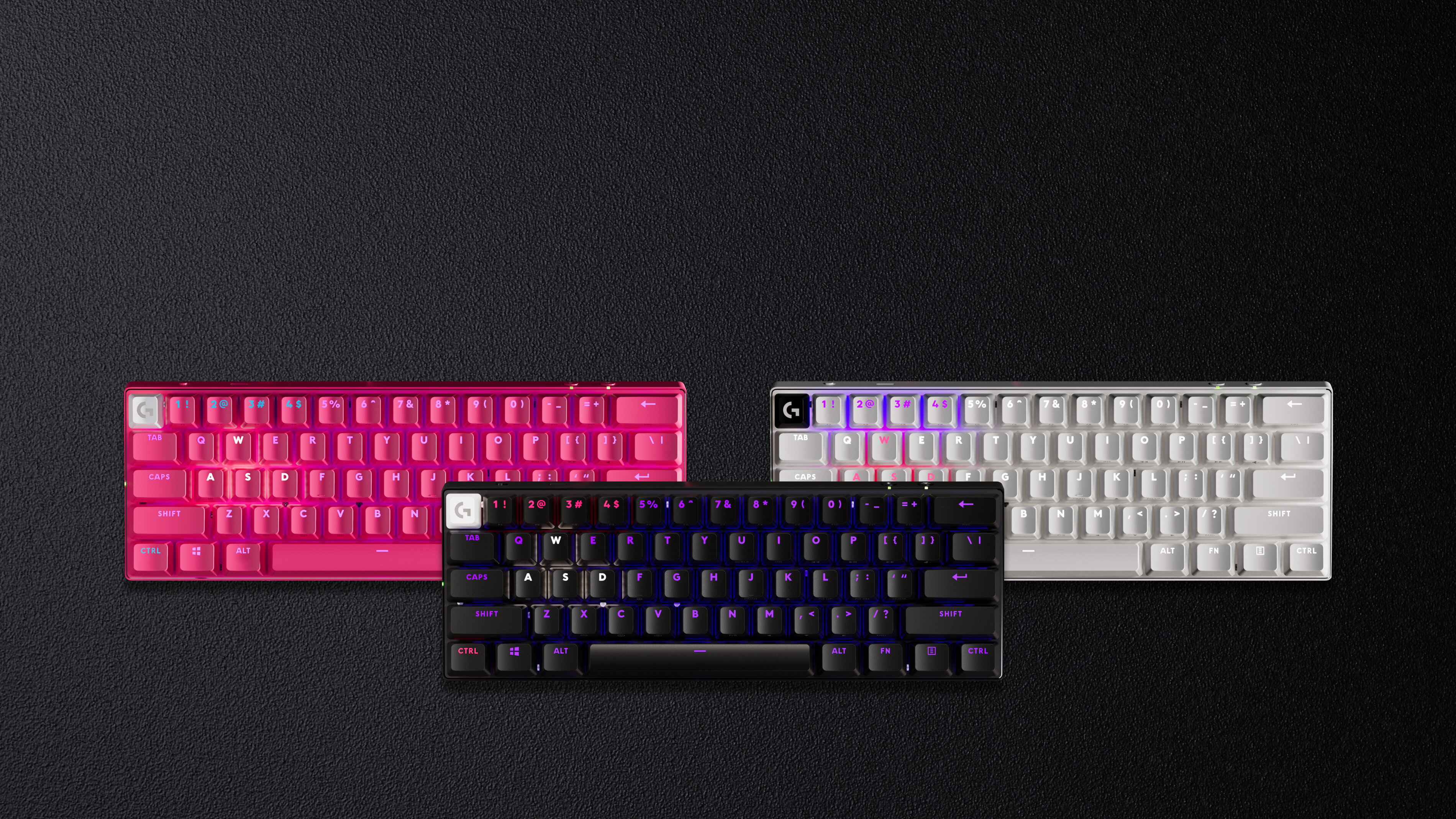 Logitech G PRO X 60 - keyboard - gaming - 60% TKL - QWERTY - UK - white ...
