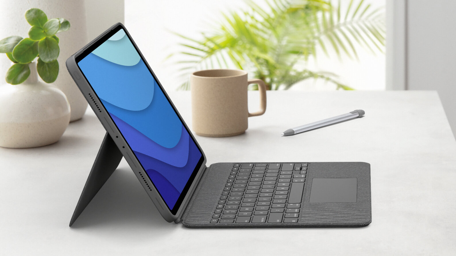 Product | Logitech Combo Touch - keyboard and folio case - with ...