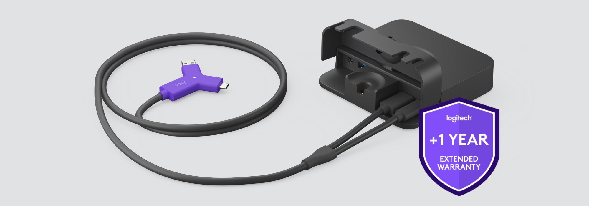 Logitech Swytch - Hub - 2 x HDMI + 1 x SuperSpeed USB + 2 x USB-C ...