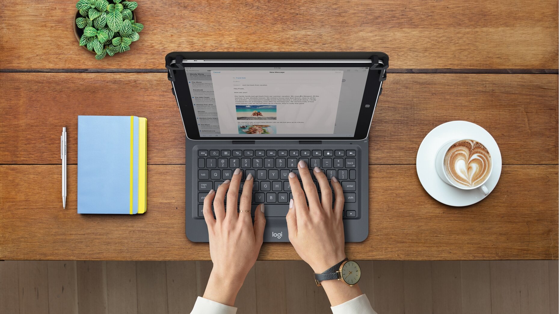 Logitech Universal Folio 9-10" tastaturcover - POWER.dk