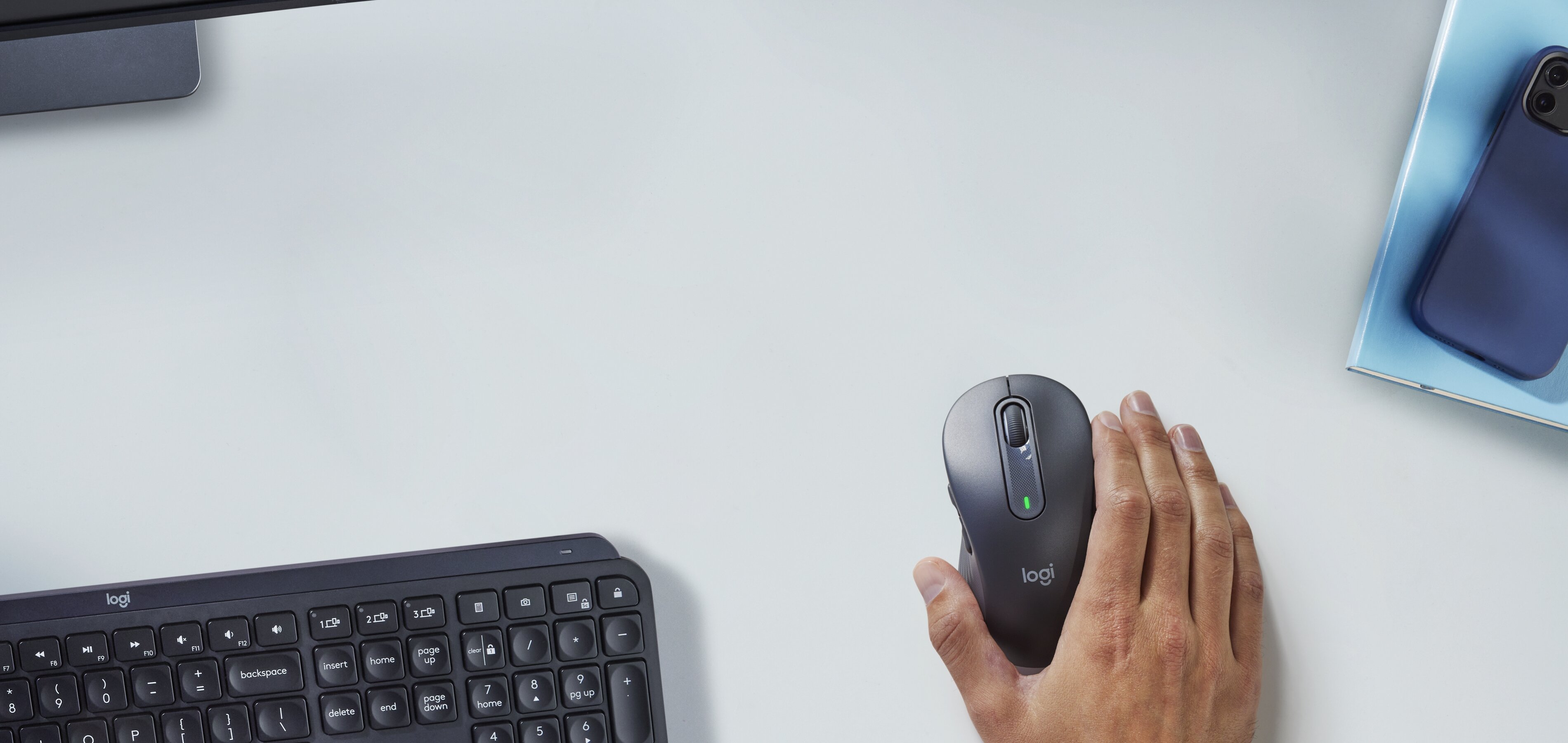 Logitech Signature M650 L for Business - Mouse - right-handed - 5 ...