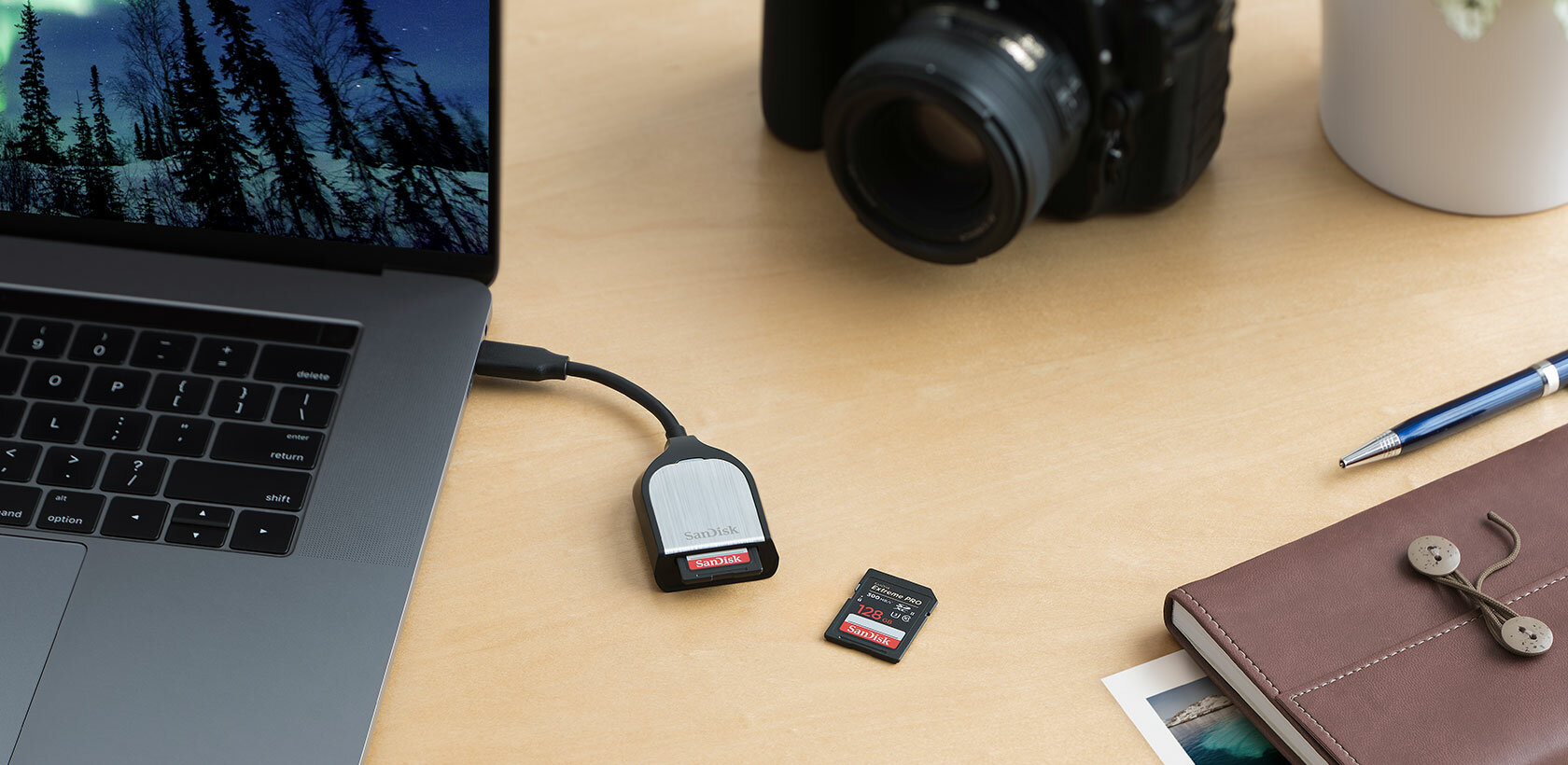 SanDisk Extreme PRO - Card reader (SDHC UHS-II, SDHC UHS-II, SD, SDHC ...