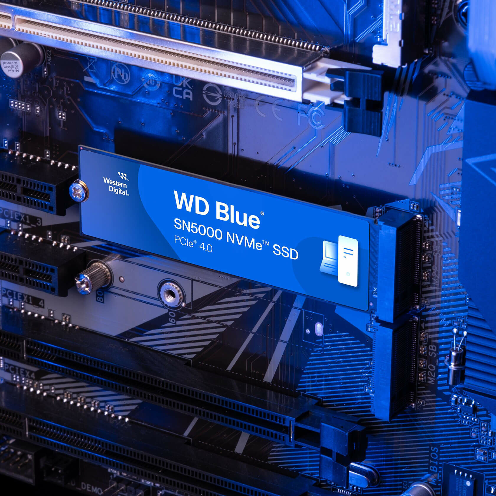 WD Blue SN5000 WDS500G4B0E - SSD - 500 GB - internal - M.2 2280 - PCIe ...