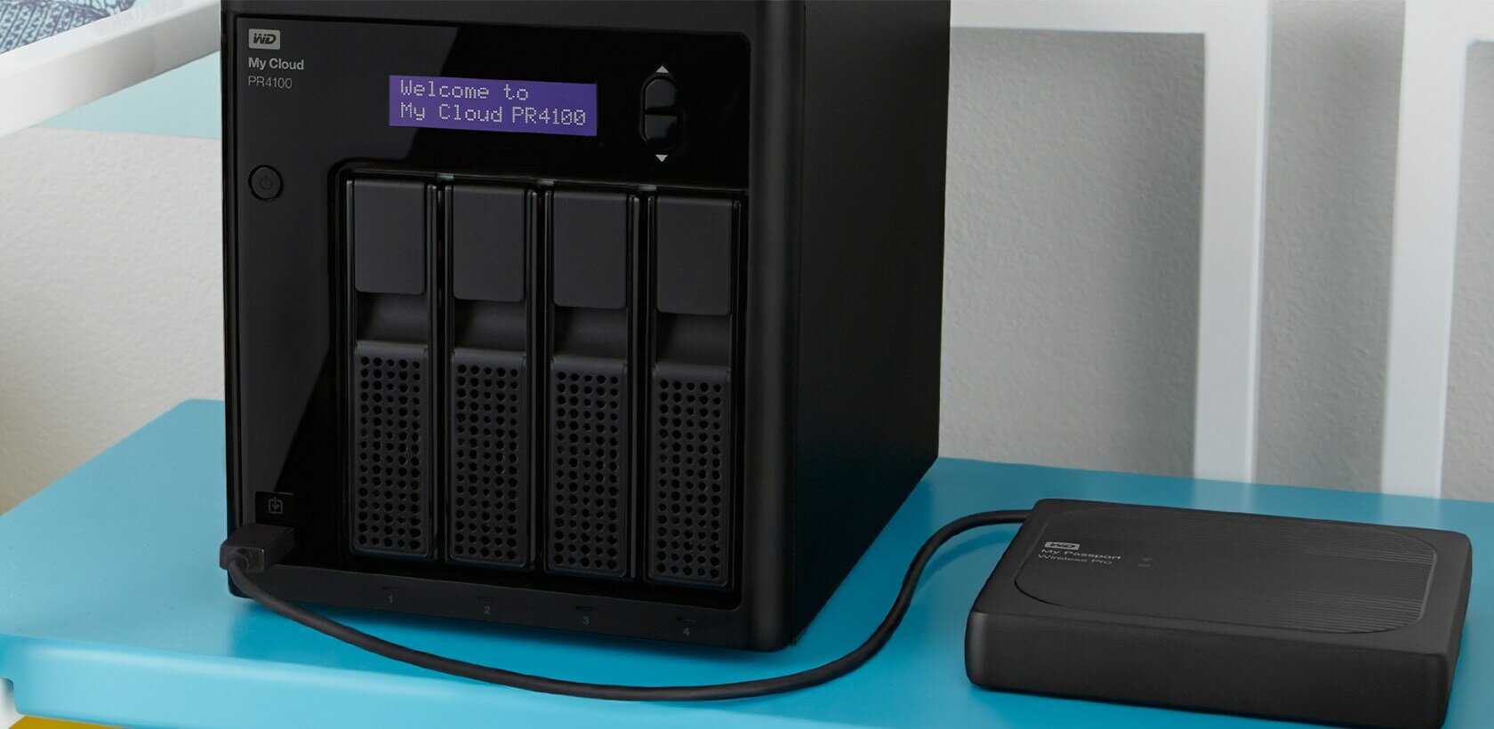 Product | WD MY CLOUD PR4100 WDBNFA0000NBK -NAS SERVER - 4 BAYS - RAID 0