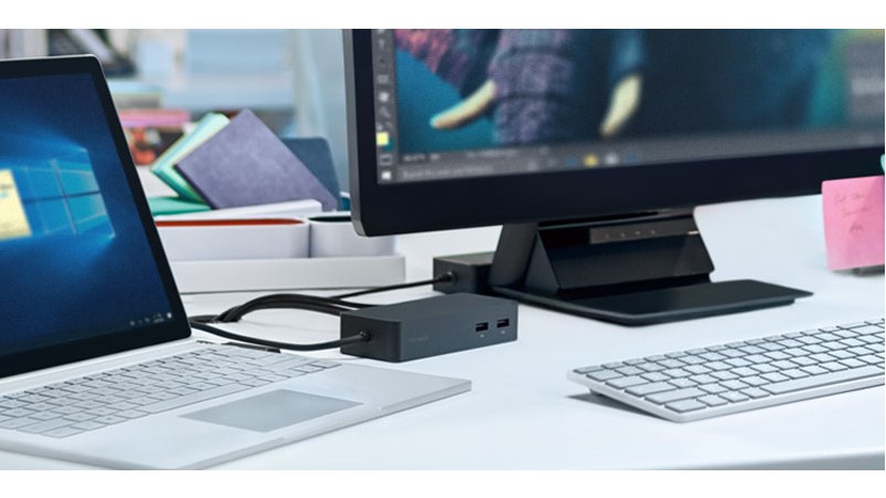 Microsoft Surface Dock - docking station - 2 x Mini DP - GigE