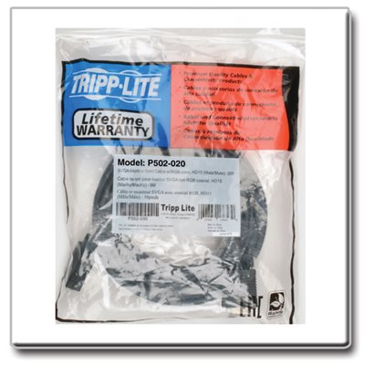Tripp Lite 20ft SVGA / VGA Coax Monitor Cable with RGB High Resolution ...