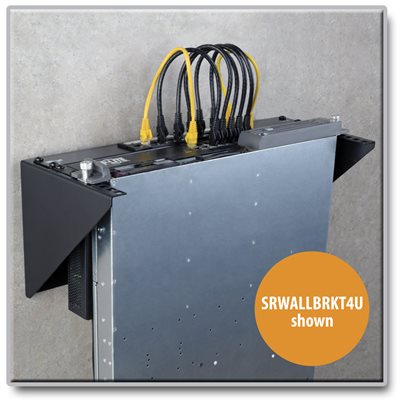 Tripp Lite Wallmount Rack 2U Vertical Rack Bracket 175lb Capacity ...