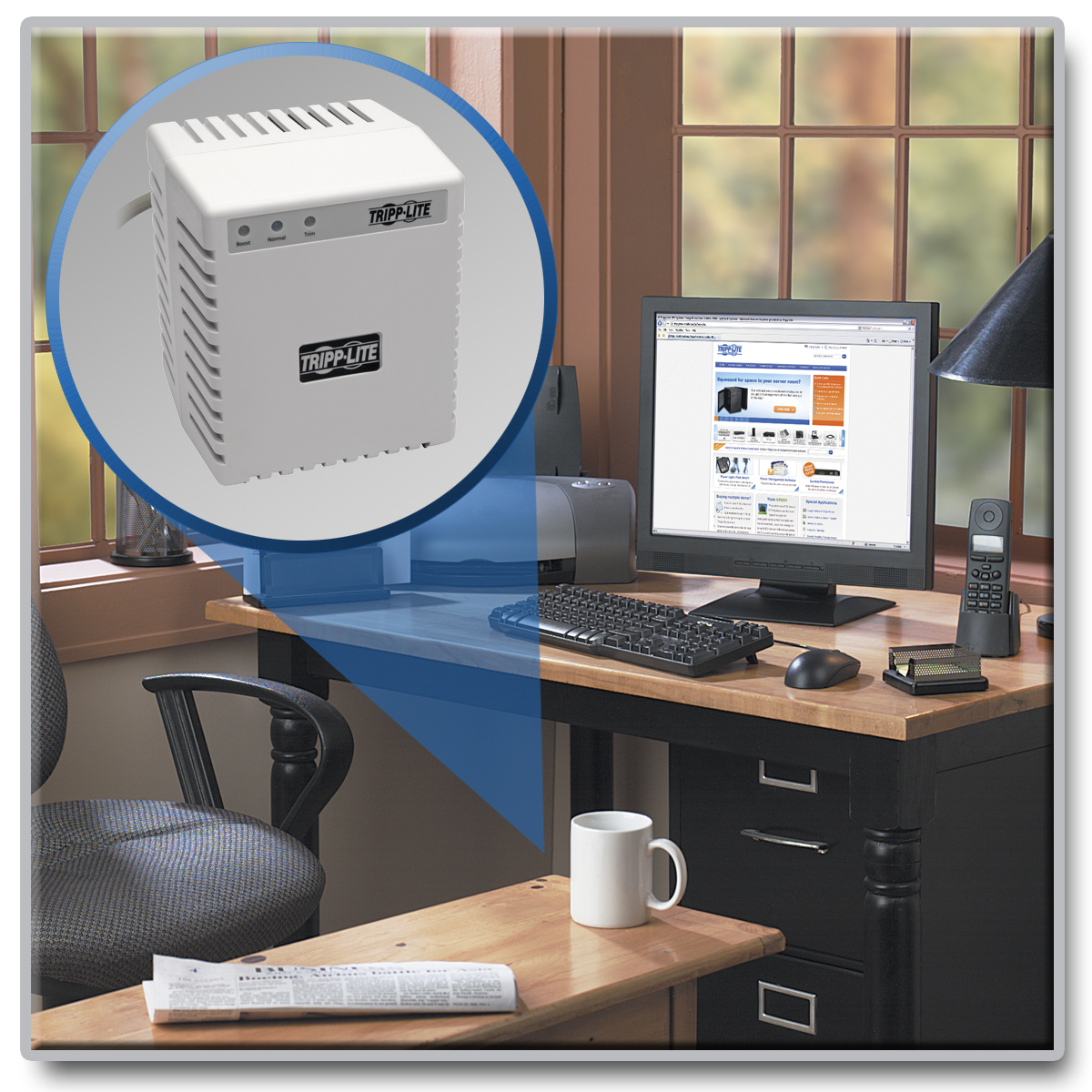 Tripp Lite 600W Line Conditioner w/ AVR / Surge Protection 120V 5A 60Hz ...