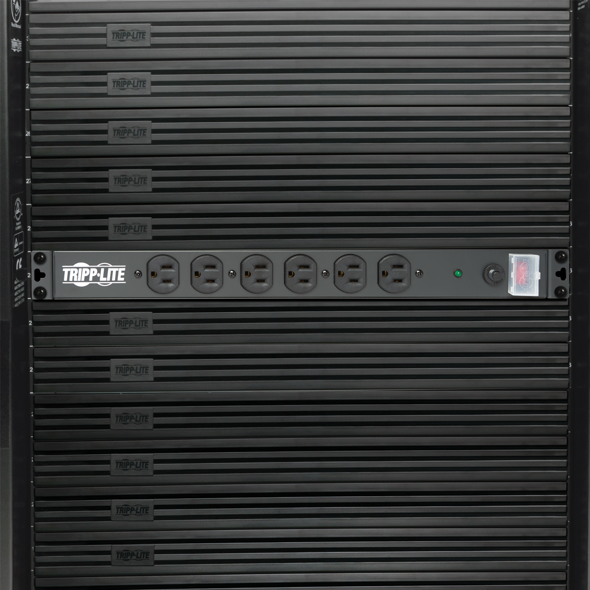 Tripp Lite Surge Protector Rackmount 14 Outlet 15' Cord 3000 Joules 1U ...