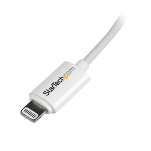 StarTech.com White Apple 8-pin Lightning to USB Cable for iPhone iPod iPad