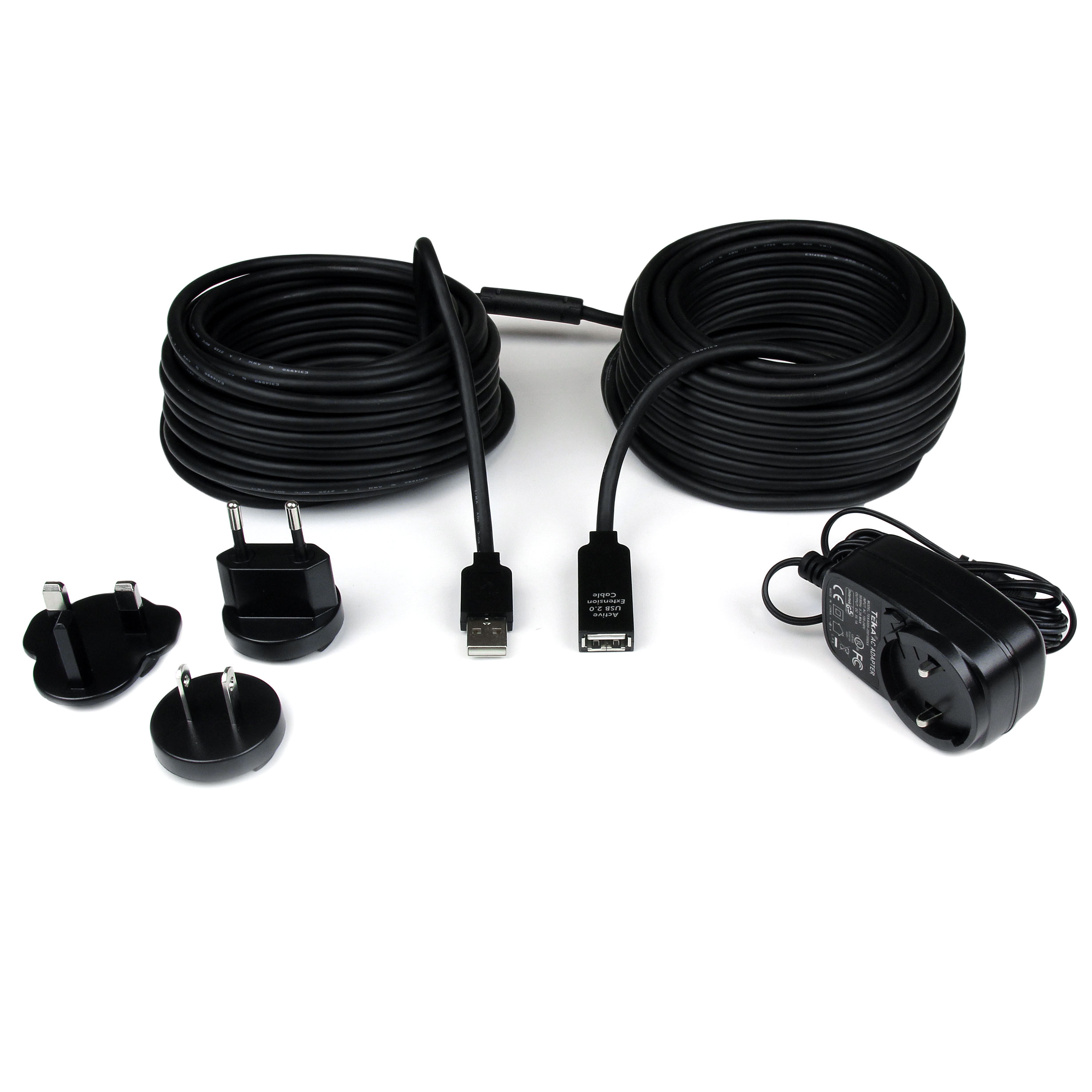 StarTech.com 20m USB 2.0 Active Extension Cable - M/F - 20m USB Cable