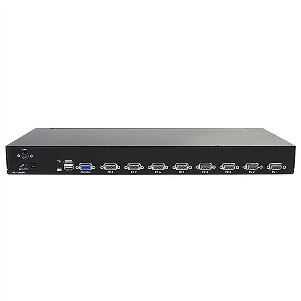 StarTech.com 8 Port 1U Rackmount USB KVM Switch Kit w/ OSD and Cables