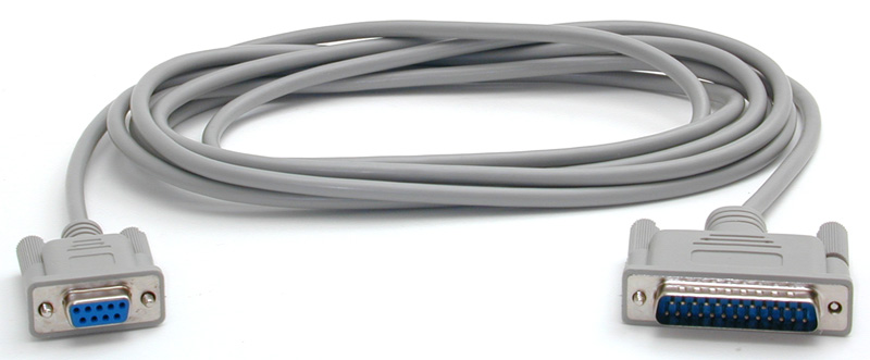 StarTech.com 10 ft Cross Wired DB9 to DB25 Serial Null Modem Cable - F/M