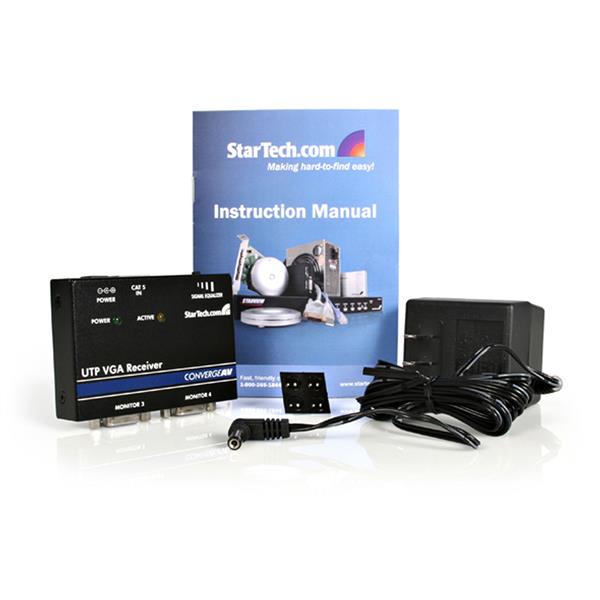 StarTech.com VGA over CAT 5 Remote Receiver for Video Extender
