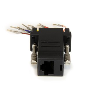 StarTech.com DB9 to RJ45 Modular Serial Adapter - Black