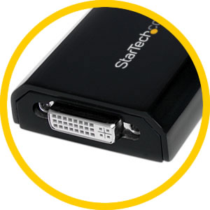 StarTech.com USB 3.0 to DVI Adapter - External Graphics Card for Mac and PC