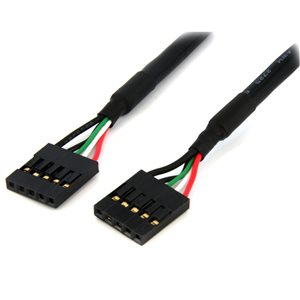 StarTech.com 18in Internal 5 pin USB IDC Motherboard Header Cable F/F