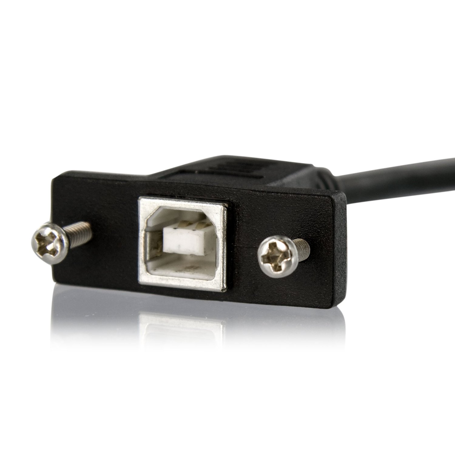 StarTech.com 3 ft Panel Mount USB Cable B to B - F/M-Panel Mount USB Cable
