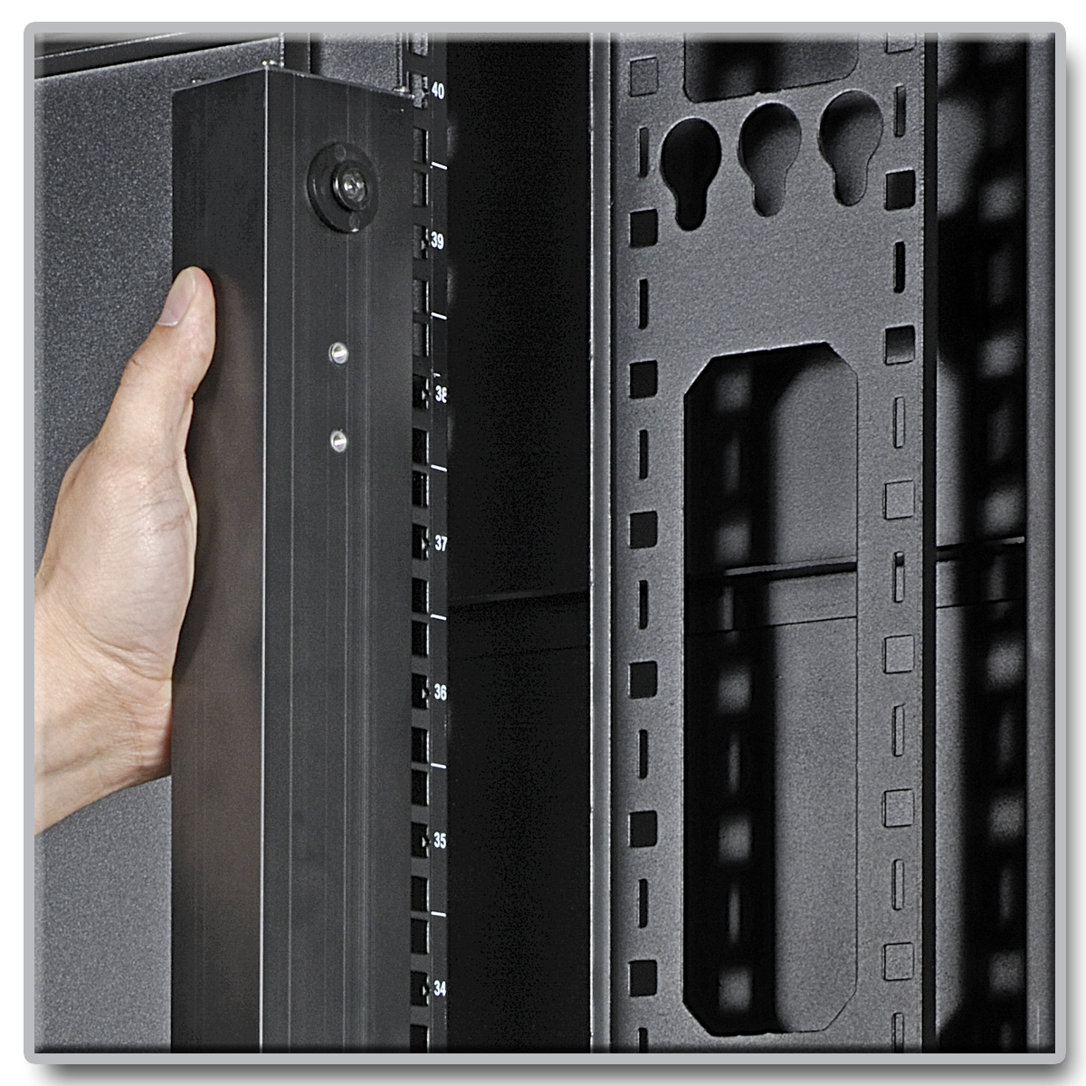 Tripp Lite 48U Rack Enclosure Server Cabinet Doors No Sides 3000lb ...