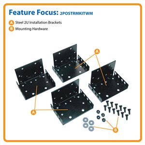 Tripp Lite 2-Post Rackmount / Wallmount Installation Kit for select ...