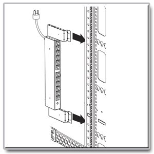 Tripp Lite Rack Enclosure Vertical Installation Kit PDU / Surge / Power ...