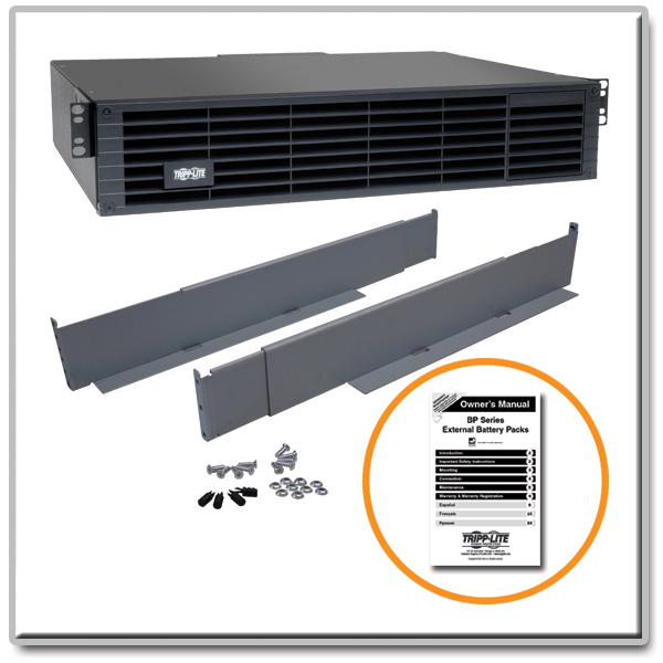 Tripp Lite 72V 2U Rackmount External Battery Pack for select UPS ...