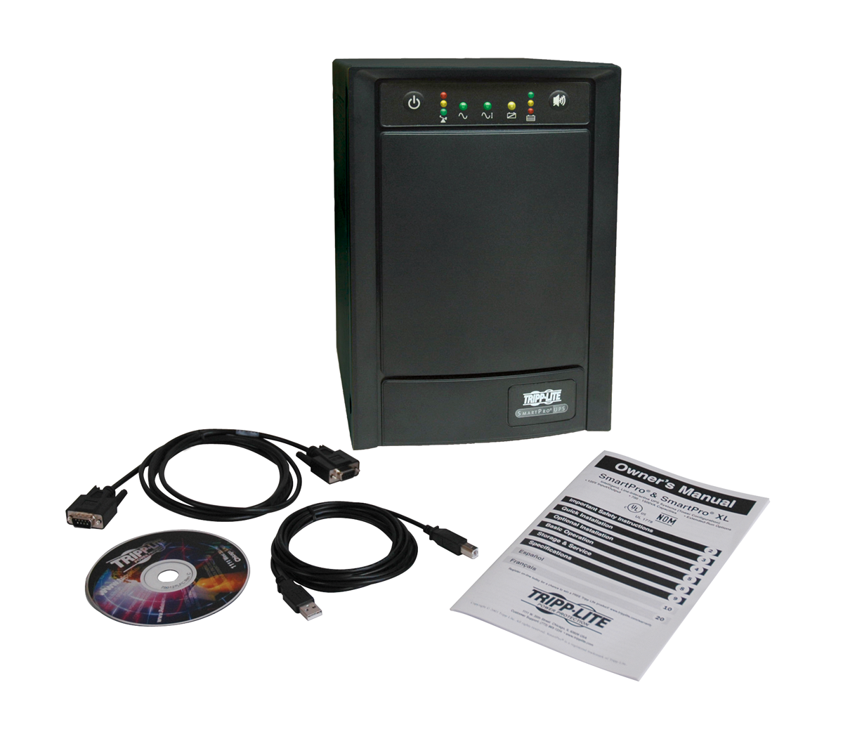 Tripp Lite UPS Smart 1500VA 900W Tower AVR 120V Pure Sine Wave USB DB9 ...