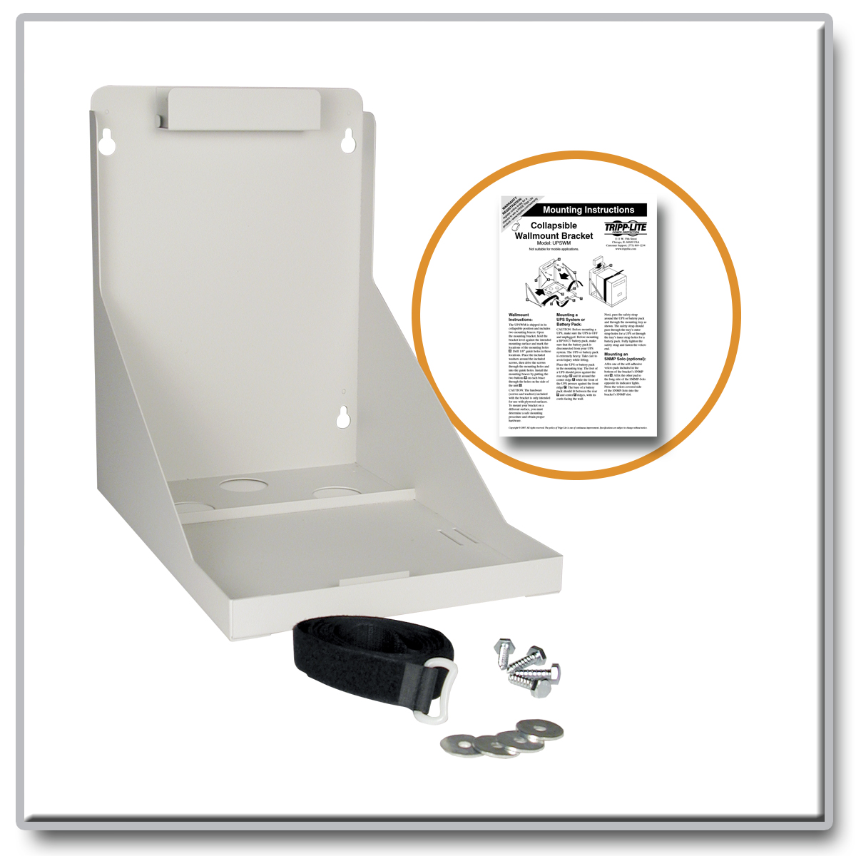 Tripp Lite Wall-Mount Rack Enclosure Bracket and Installation ...