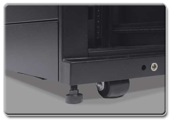 Tripp Lite SmartRack Rolling Caster Kit, 4 pack - rack casters kit