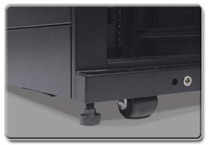 Tripp Lite SmartRack Rolling Caster Kit, 4 pack - rack casters kit