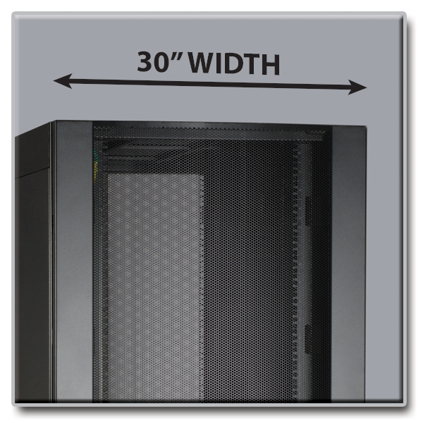 Tripp Lite 45U Rack Enclosure Server Cabinet 30" Wide w/ Doors & Sides ...