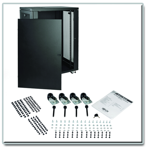 Tripp Lite 24U Rack Enclosure Server Cabinet 33" Deep w/ Doors & Sides ...