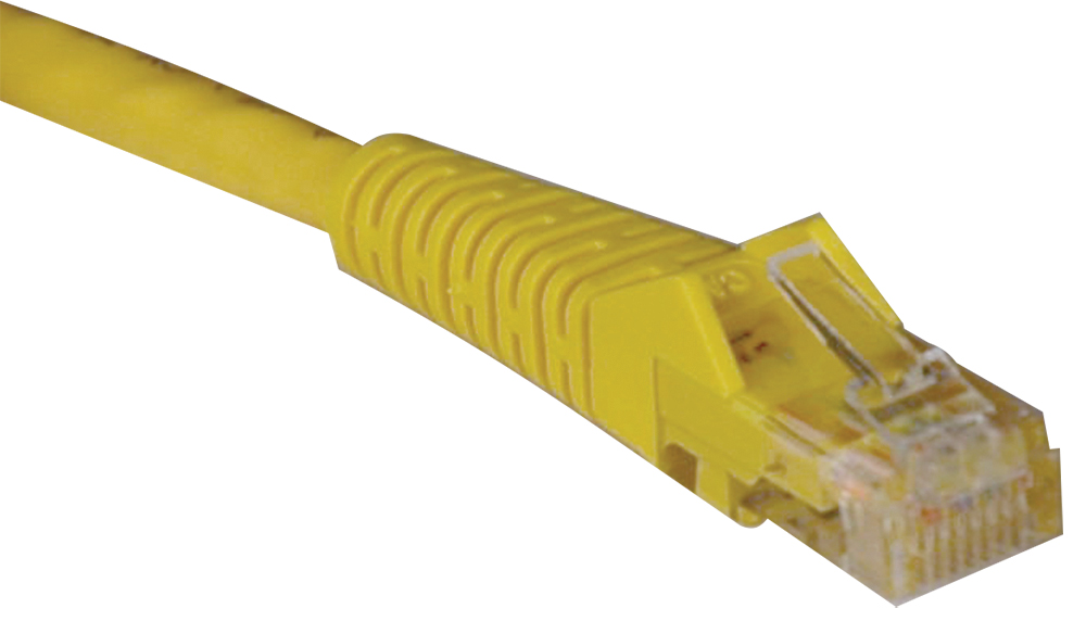 Tripp Lite 5ft Cat6 Gigabit Snagless Molded Patch Cable RJ45 M/M Yellow ...