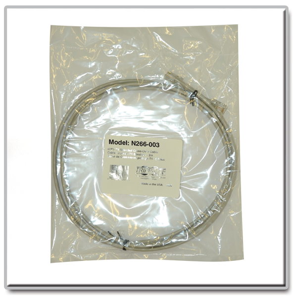 Tripp Lite 3ft T1 RJ48C Shielded Cross-Over Patch Cable RJ45 M/M 3 ...