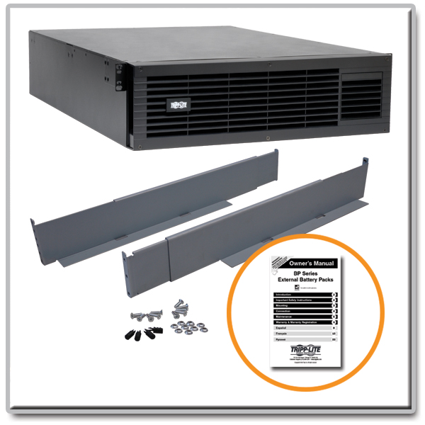 Tripp Lite 24V 3U Rackmount External Battery Pack for select UPS ...