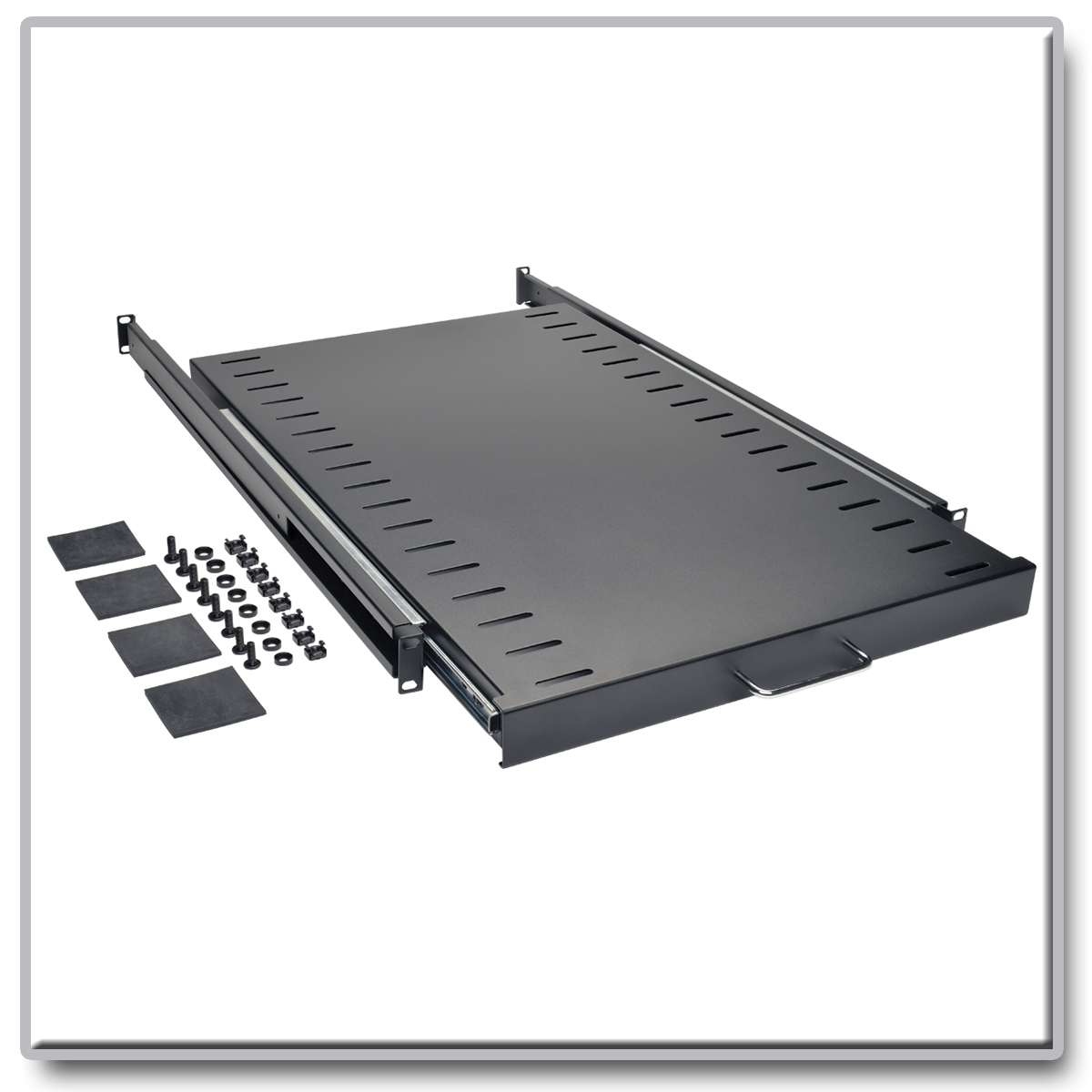 Tripp Lite Rack Enclosure Cabinet Standard Sliding Shelf 50lb Capacity ...