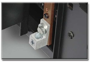 Tripp Lite 42U Rack Enclosure Server Cabinet Copper Bus Grounding Bar ...