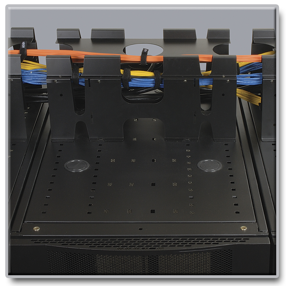 Tripp Lite Rack Enclosure Server Cabinet Roof Mounted Cable Trough ...