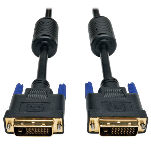 Tripp Lite 6ft DVI Dual Link Digital TMDS Monitor Cable Shielded DVI-D ...