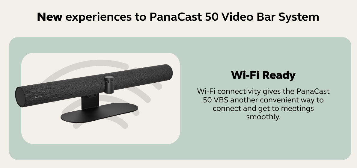 Jabra PanaCast 50 Video Bar System - video conferencing kit